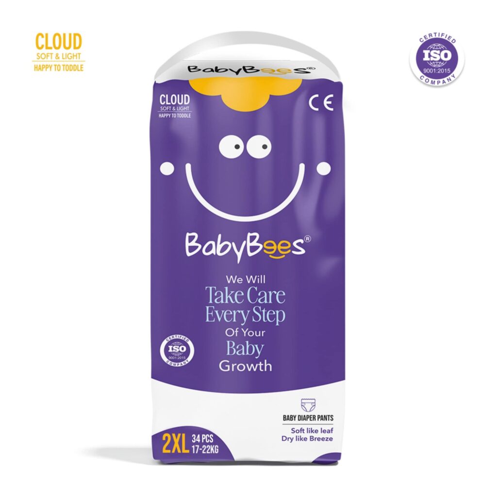 Baby Bees Premium Diaper Pants - Rash-Proof, Bubble Pad Technology ...